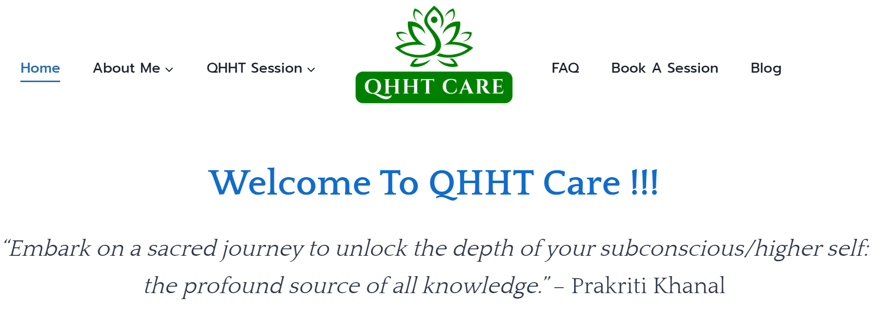 QHHT Care - Your go to place to experience the quantum realm